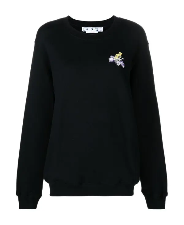 Off-White Floral Arrows-motif Sweatshirt