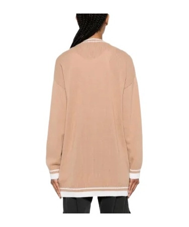 MSGM Contrasting-trim Knit Cardigan
