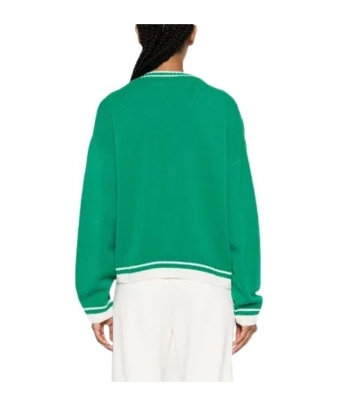 MSGM Striped-edge Knitted Cardigan
