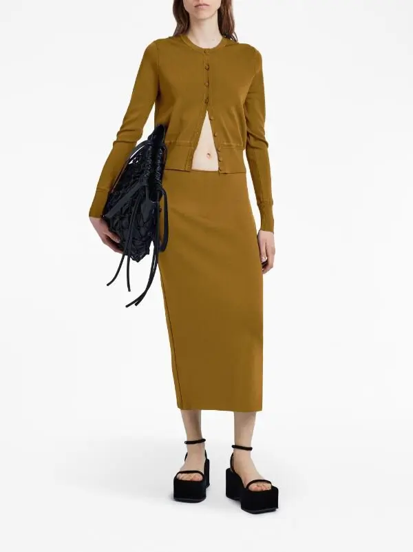 Proenza Schouler Round-neck Button-up Cardigan
