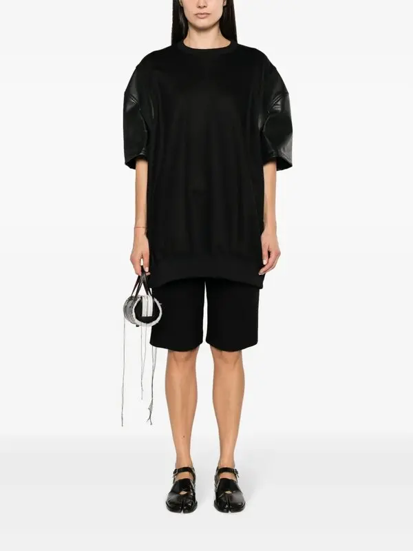 Junya Watanabe Crew Neck Puff-sleeved T-shirt