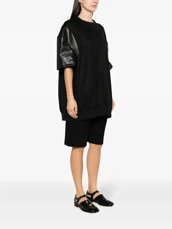 Junya Watanabe Crew Neck Puff-sleeved T-shirt