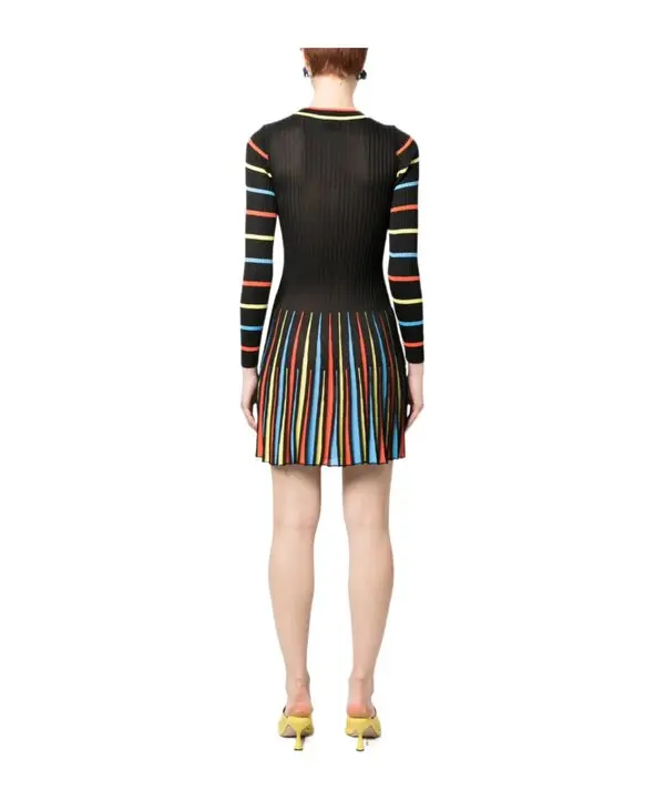 MSGM Long-sleeve Stretched Dress
