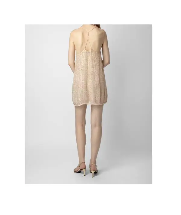 Zadig&Voltaire Rhinestone V-neck Minidress