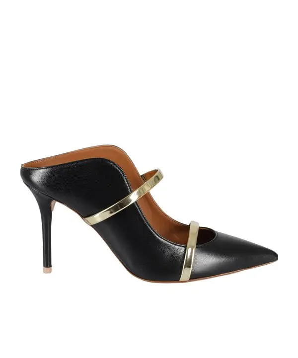 MALONE SOULIERS Maureen 95mm Leather Pumps