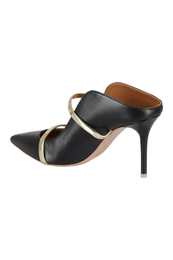 MALONE SOULIERS Maureen 95mm Leather Pumps