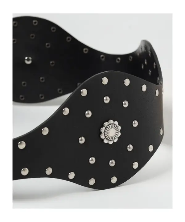 TWINSET Stud-embellished Wave Belt