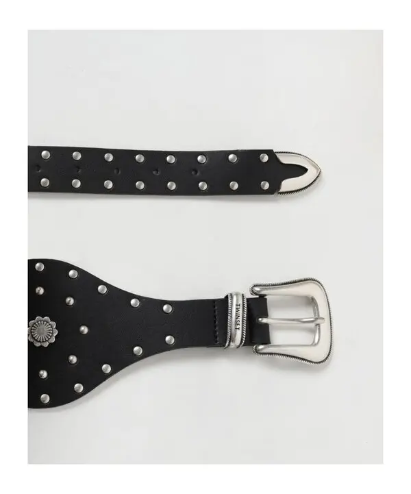 TWINSET Stud-embellished Wave Belt