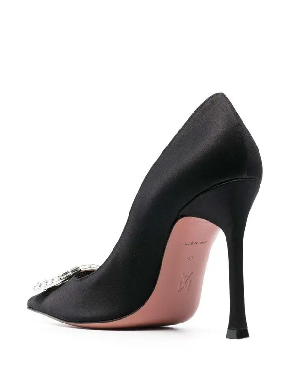 Amina Muaddi Camelia Crystal-embellished 105mm Pumps