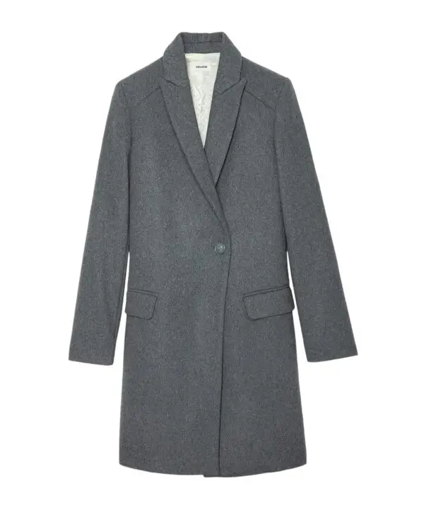 Zadig&Voltaire Marco Single Breasted Coat