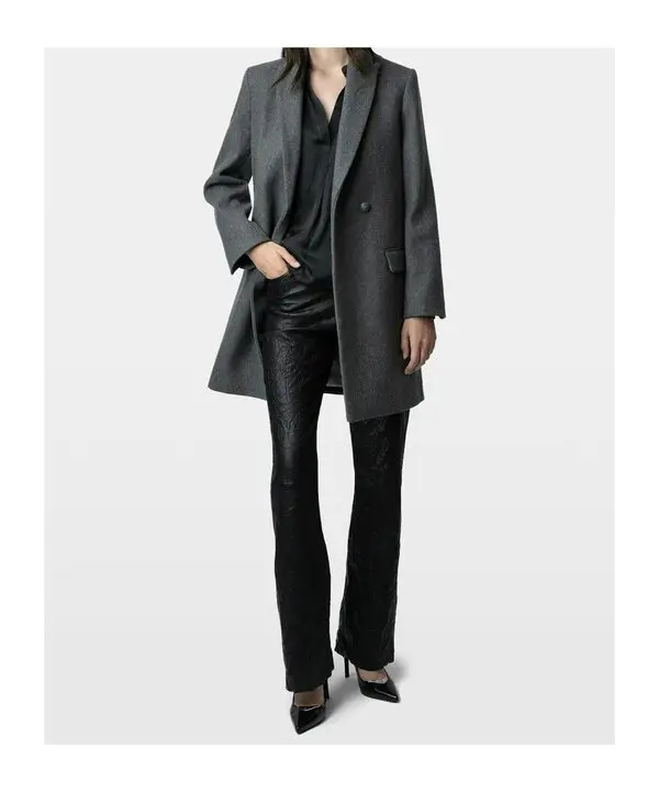 Zadig&Voltaire Marco Single Breasted Coat