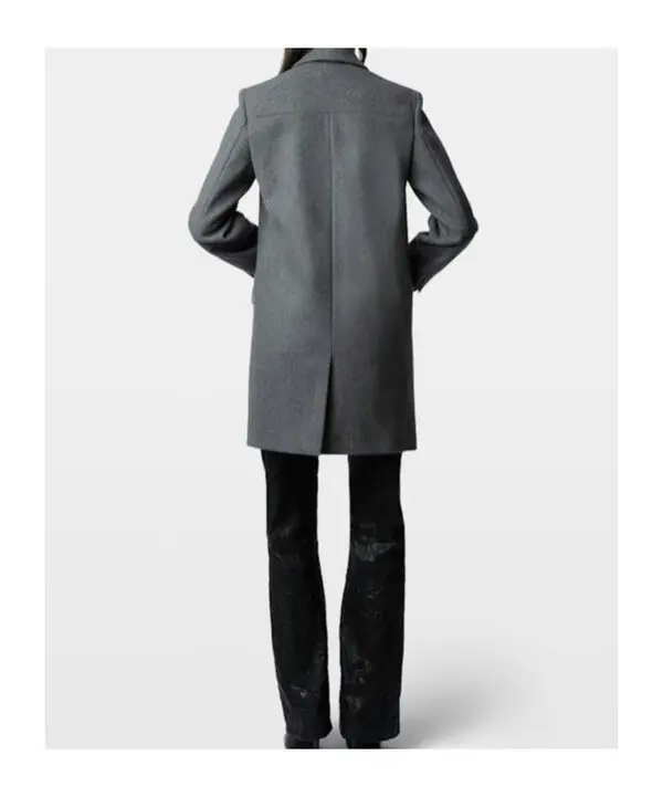 Zadig&Voltaire Marco Single Breasted Coat