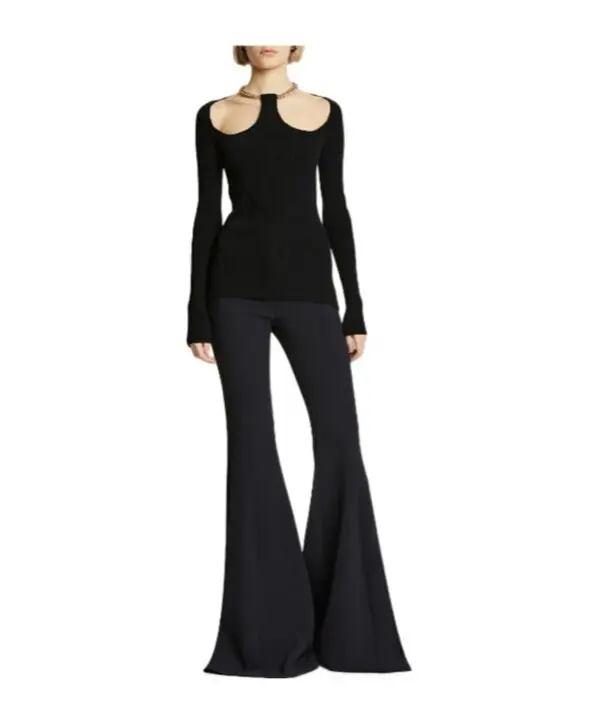 Proenza Schouler Ribbed-knit Halterneck Top