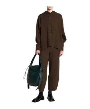 Proenza Schouler Drop Shoulder Knitted Hoodie
