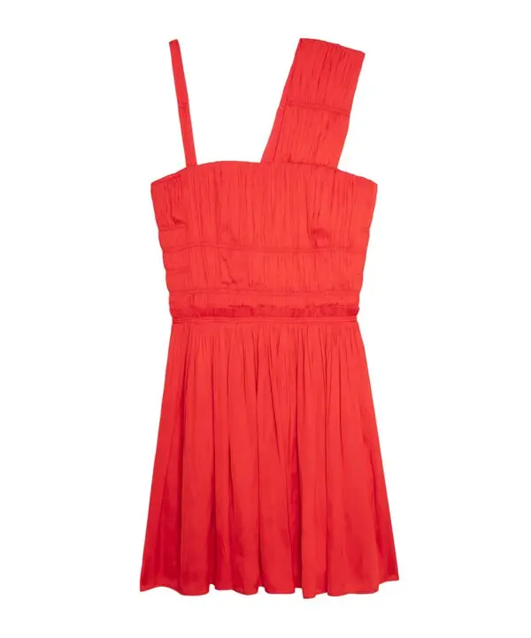 Zadig&Voltaire Roselie Satin Pleated Dress