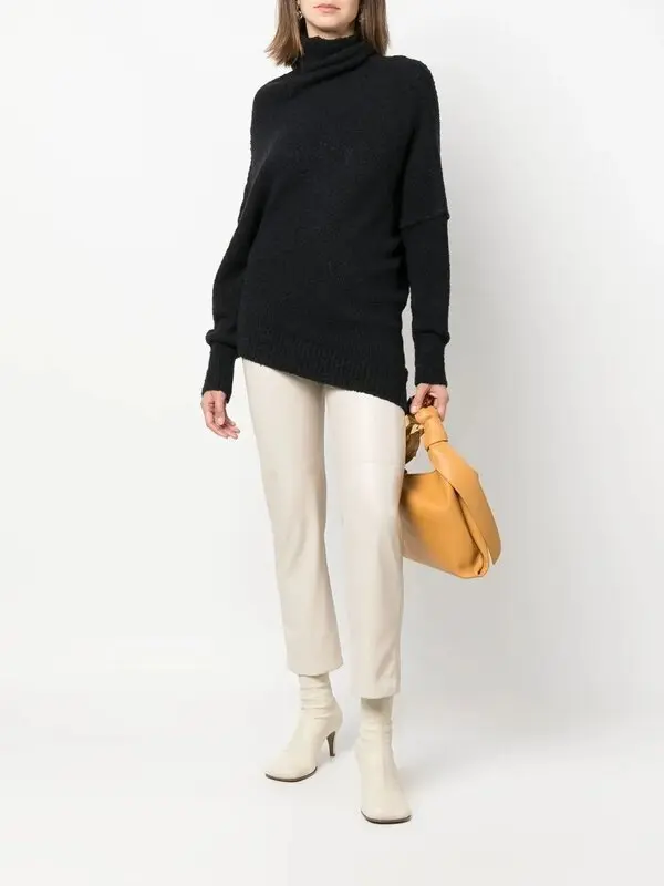Proenza Schouler Fuzzy Boucle Asymmetric Sweater