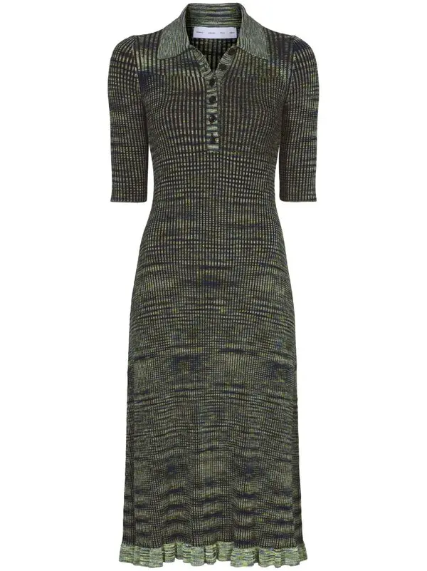 Proenza Schouler Space-dye Polo Dress