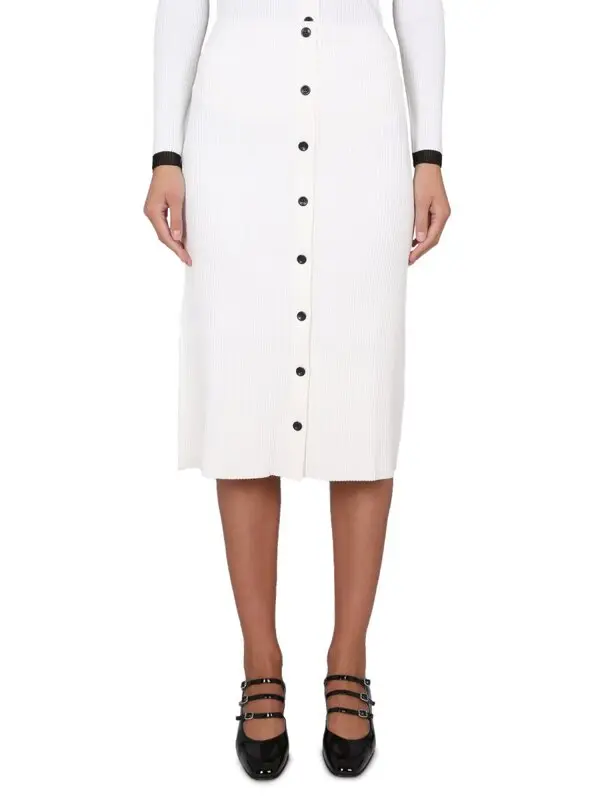 Proenza Schouler Label Button-up Midi Skirt