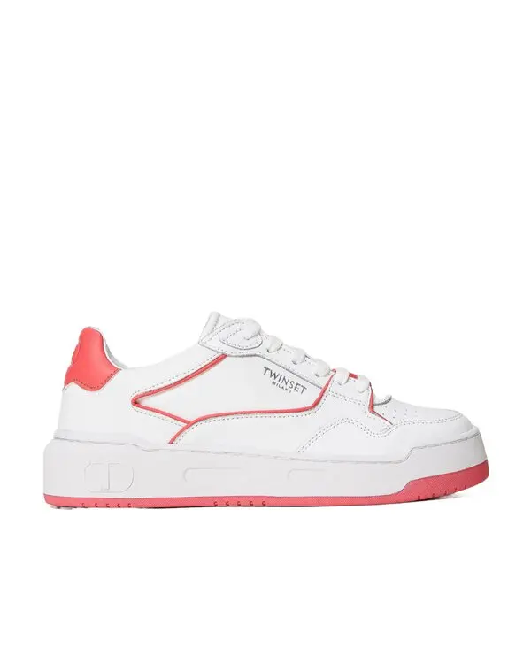 TWINSET Low-top Leather Sneakers
