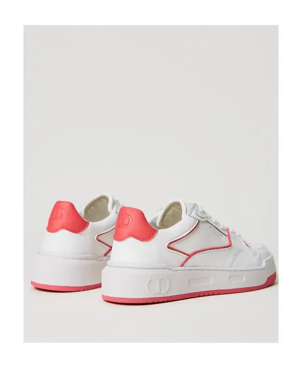 TWINSET Low-top Leather Sneakers