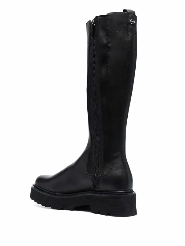 Cult Gaia Chunky Leather Knee-length Boots