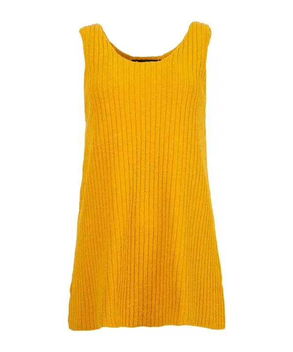 Proenza Schouler Sleeveless Bouclé Knit Top - Orange