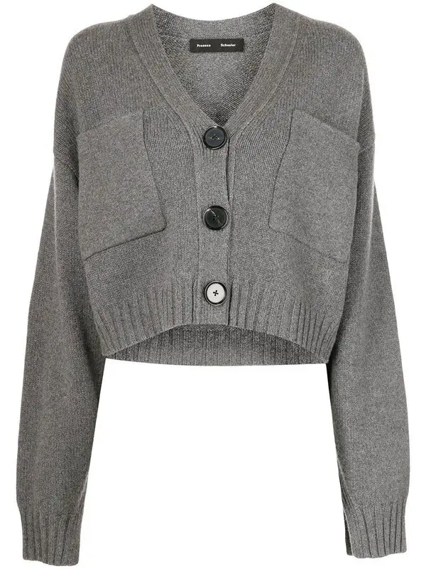 Proenza Schouler Eco Cashmere Crocheted Cardigan