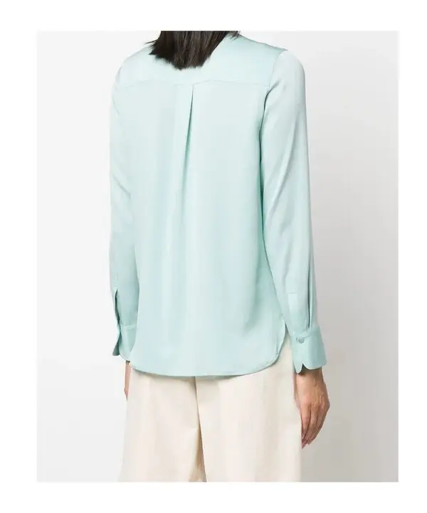 Vince Satin Buttoned Shirt