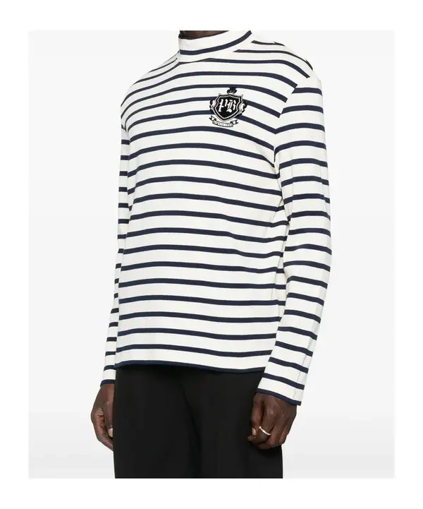 Balmain Striped Long-sleeve T-shirt