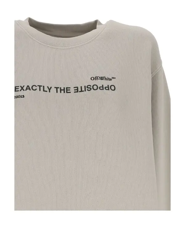 Off-White Logo Printed Crewneck Sweatshirt