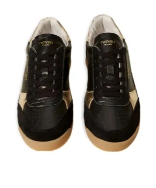 TWINSET Laminated-details Running Sneakers