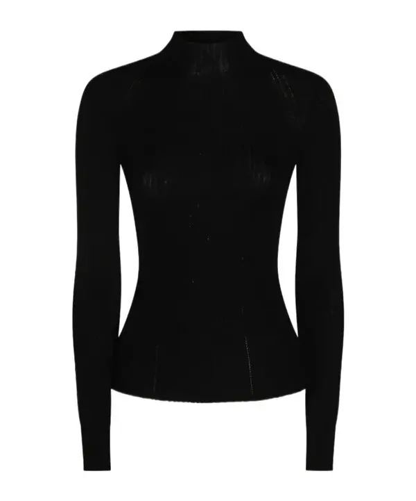 TWINSET Ribbed High-neck Sweater