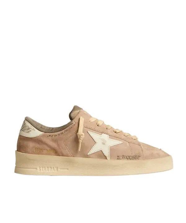 GOLDEN GOOSE Stardan Sneakers In Old Rose Suede