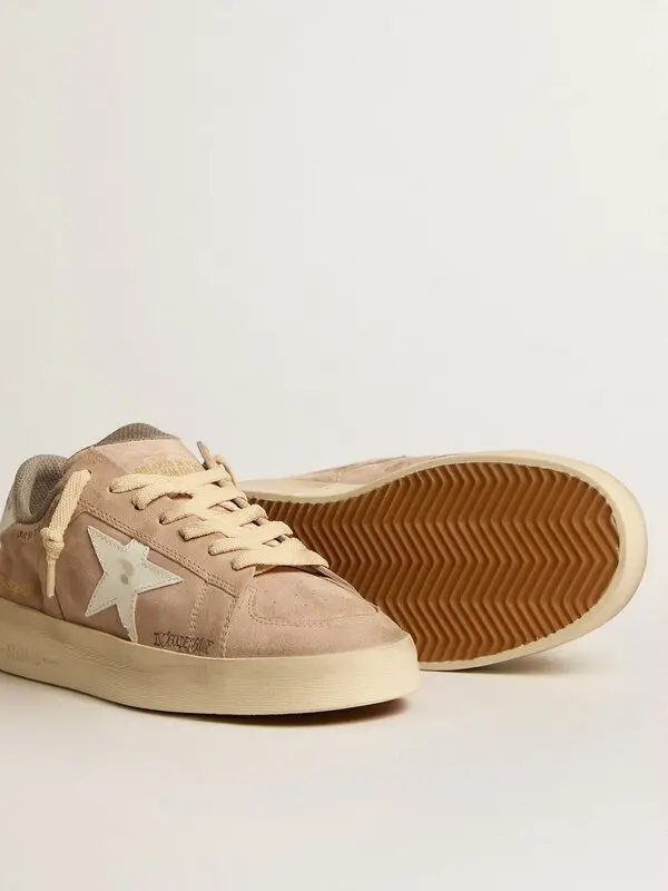 GOLDEN GOOSE Stardan Sneakers In Old Rose Suede