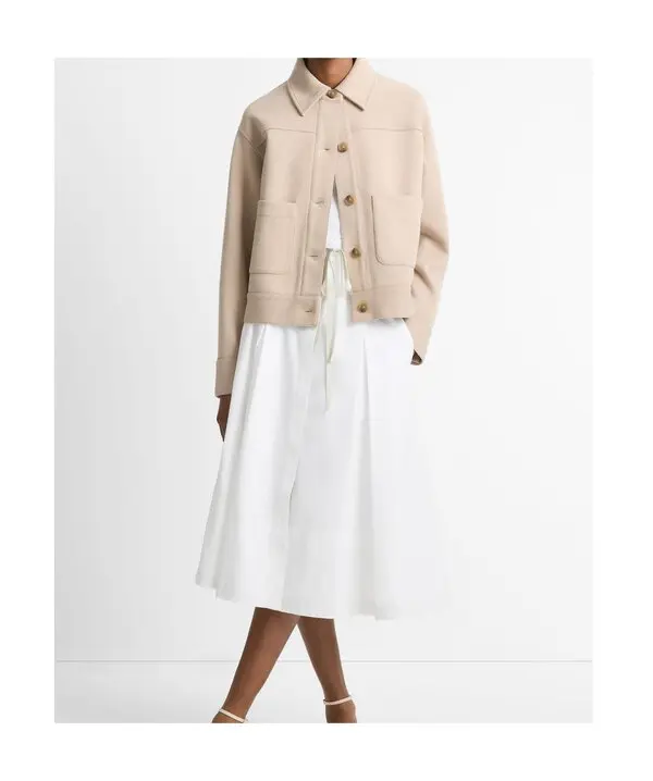 Vince Double-face Cropped Jacket