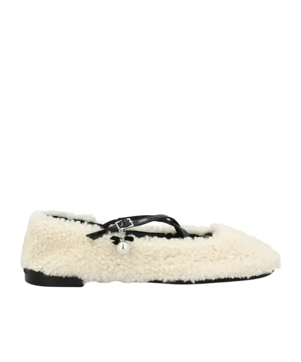 JIMMY CHOO Eleri Ballet Flats - Nude