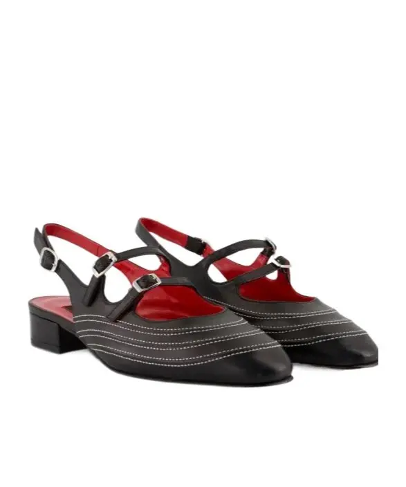 CAREL Peche Moto Buckled Pumps