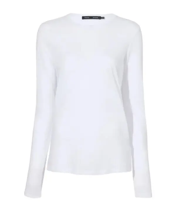 Proenza Schouler Solid Tissue Jersey Tee