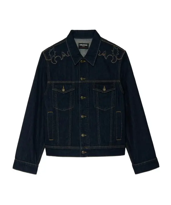 Zadig&Voltaire Embroidered Denim Jacket