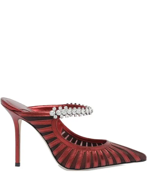 JIMMY CHOO Bing Mules - Red