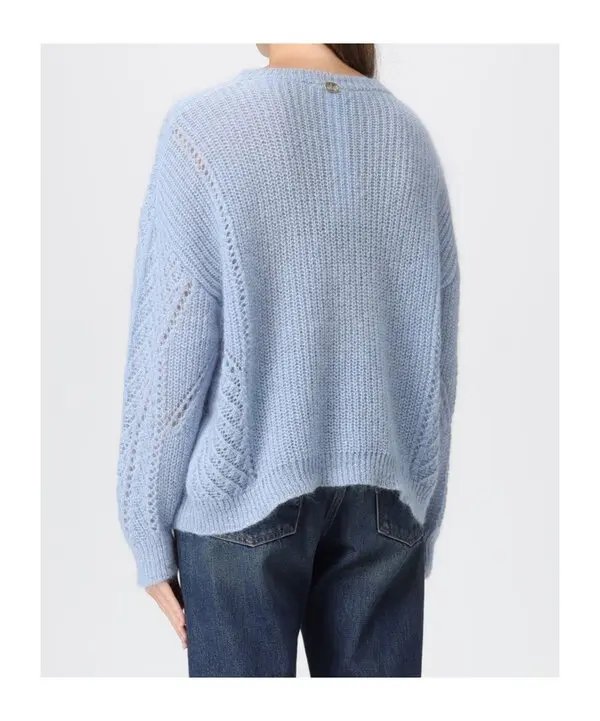 TWINSET Cable-knit Open-work Sweater
