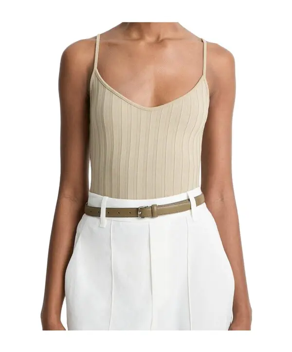 Vince Ribbed Tank Top