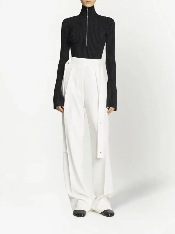 Proenza Schouler Half-zipped High Neck Jumper