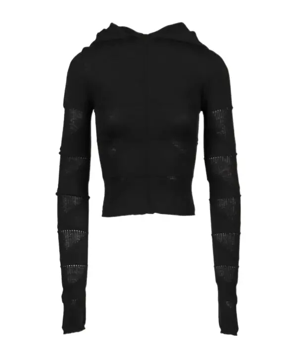 Rick Owens Knitted Hooded Top