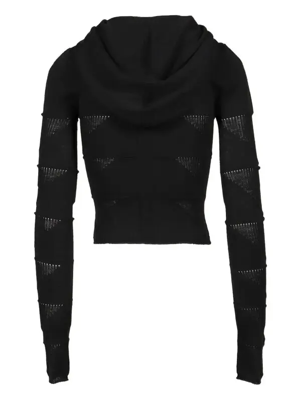 Rick Owens Knitted Hooded Top