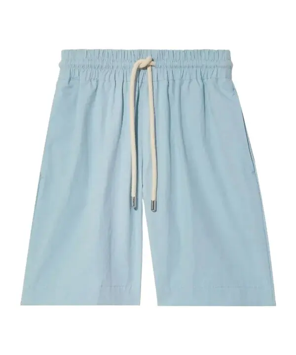 Proenza Schouler White Label Cotton-linen Drawstring Shorts