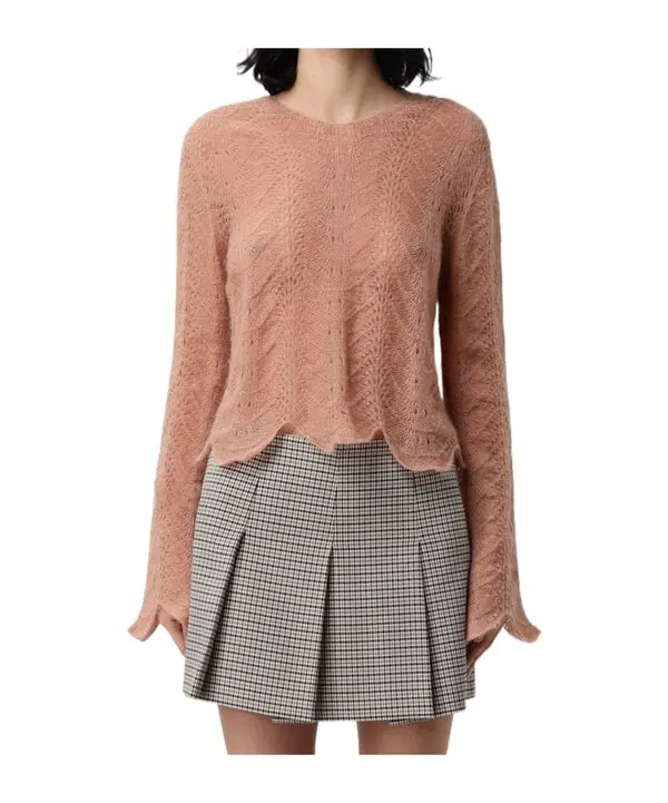 TWINSET Scalloped-hem Sweater - Multicolor