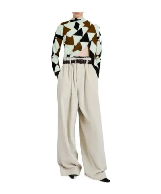 Proenza Schouler Vanne Argyle-pattern Top