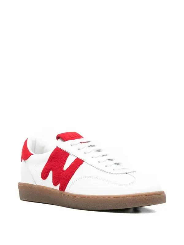 MSGM Leather Sneakers
