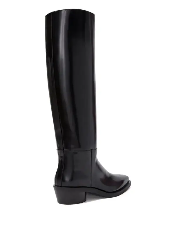 Proenza Schouler Bronco Knee-high Leather Boots - Black